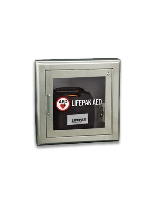 Physio-Control AED Cabinet Surface-Mount with Alarm | AED.US