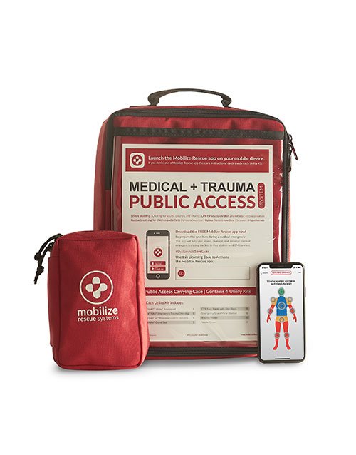 Mobilize Rescue Systems Public Access Rescue Station | AED.US